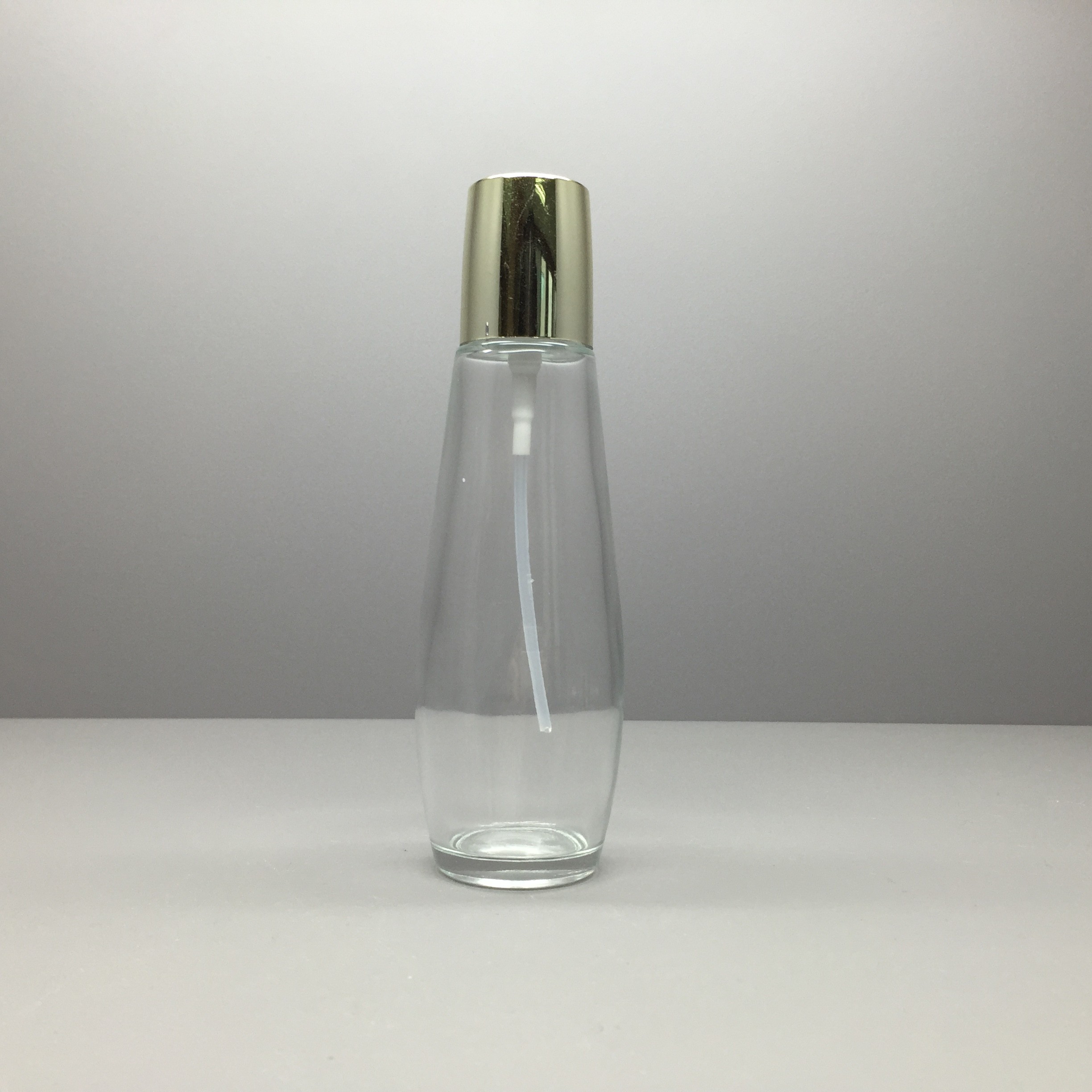 120ml 100ml Sprayed Cosmetic Packaging Empty Glass Bottle ISO